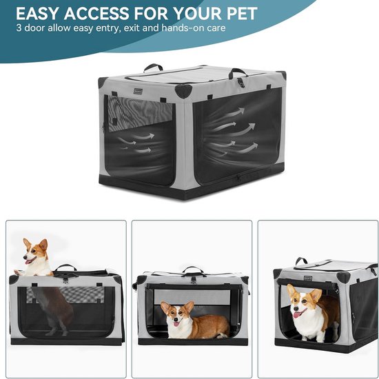 Grote Opvouwbare Hondenbench voor Middelgrote tot Grote Honden ...