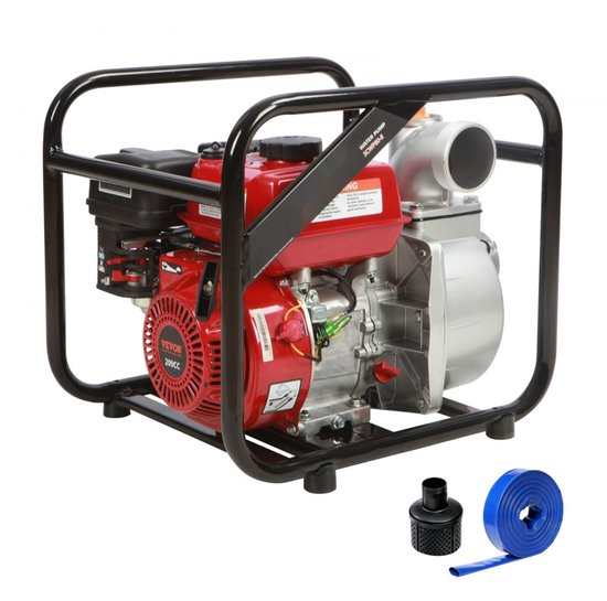Benzine waterpomp - 4-takt vuilwaterpomp - 7 PK - 265 GPM (1000 L/min ...