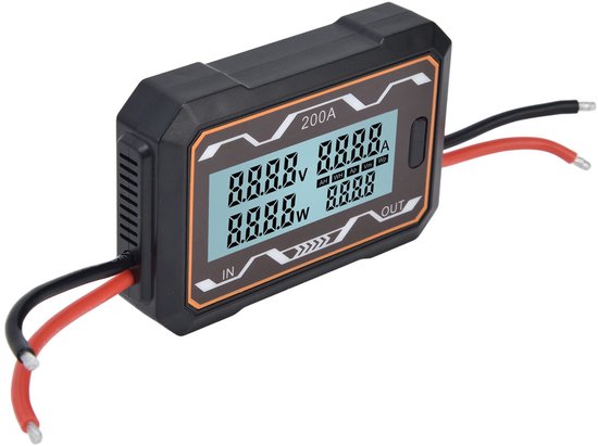 DC Power Meter 0-60V Digitale Power Meter Verlicht Groot Scherm ...