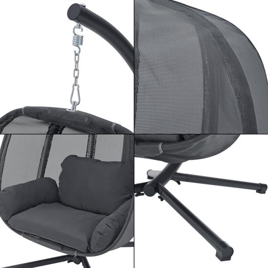 Hangstoel – Hangmand – Hangstoel Met Frame – Schommelstoel – Tuinstoel ...