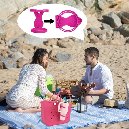 Allecta - Bekerhouder voor Bogg Tas, Draagbaar en Kunststof, Geschikt ...