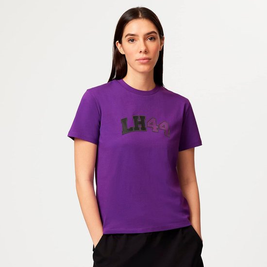 Dames Formule 1 T-Shirt Lewis Hamilton Logo Paars - XXS | bol