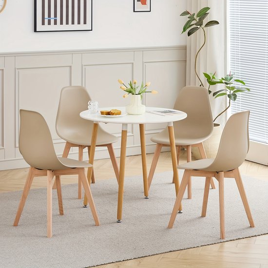 Eetkamer Set – Tafel Met Stoelen – Eettafel Set – Eetkamerset Compact ...
