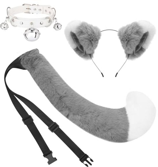 Cat Ears and Cat Tail Set - Perfect Cat Costume Accessories for ...