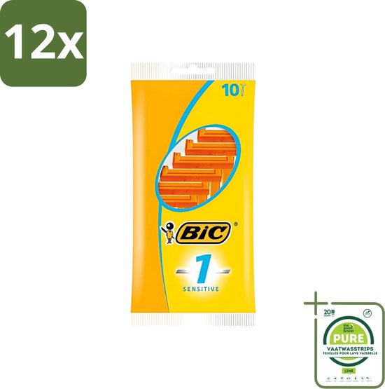 Bic - Scheermesjes - Sensitive - Enkel Mesje - Wegwerpmesjes - 10 ...