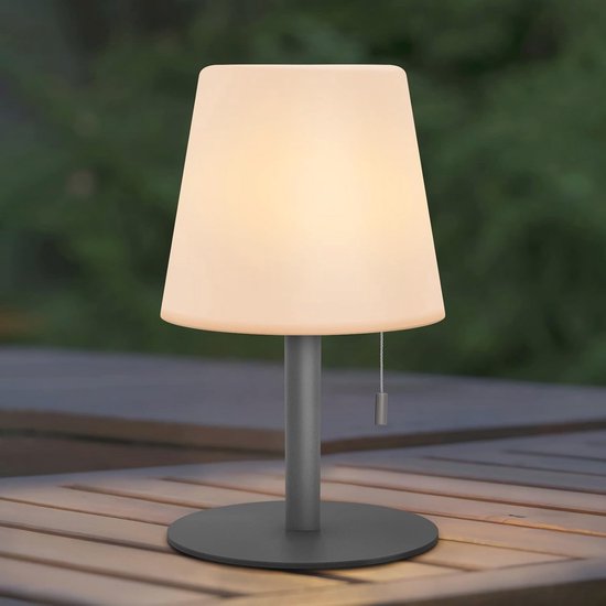 Draadloze LED Tafellamp - Warmwit en RGB Dimbaar - Waterdicht IP44 voor ...