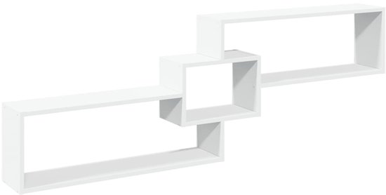 Wandkast | Hangkast | Muurkast | Opbergkast 158x18x53 cm bewerkt hout ...