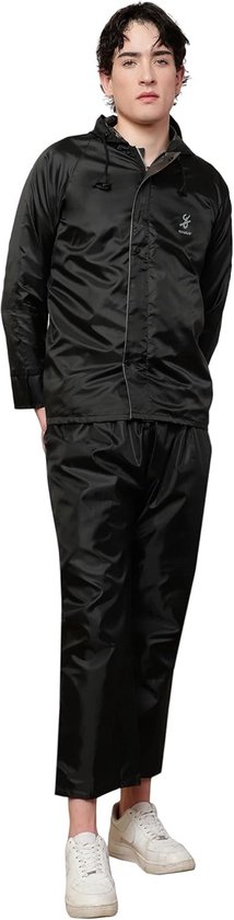 Waterdicht Regenpak Heren met Broek - Ademend Fiets Regenpak met ...
