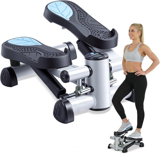 Mini Stepper voor Thuisfitness - Antislip Pedalen en Weerstandsbanden ...