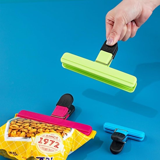 Allecta - Sluitclips voor zakjes - 8 stuks - levensmiddelenclips ...