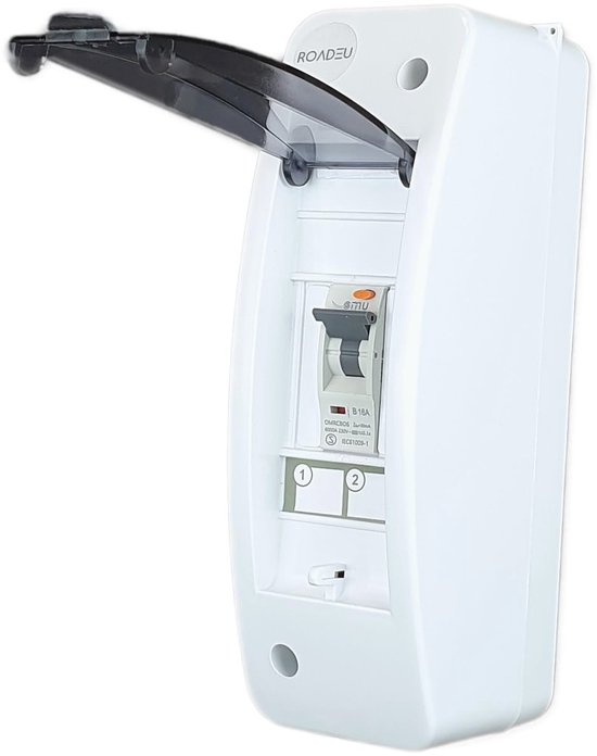 Klein schakelbord met geïntegreerde vermogenschakelaar - B16A type A ...