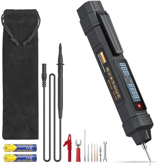3-in-1 Digitale Multimeter met Stylus - Handig voor Elektriciens | bol