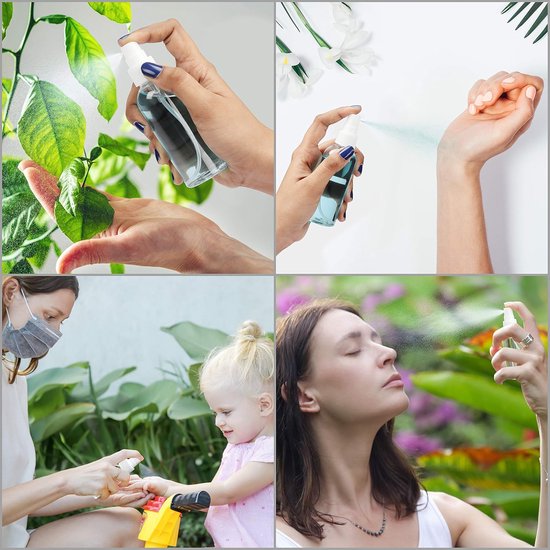 TRANKIELO® - 80ml Mist Spray Flessen – Set van 20 Navulbare Anti-lek ...