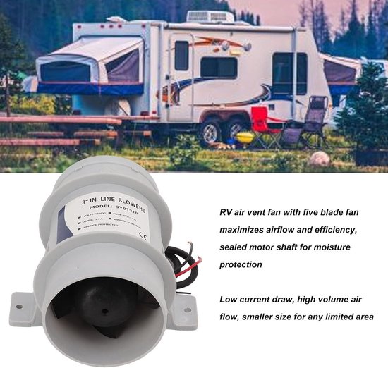 Boot Yacht Reserveonderdelen - Inline Blower Fan - Marine Blower - 12V ...