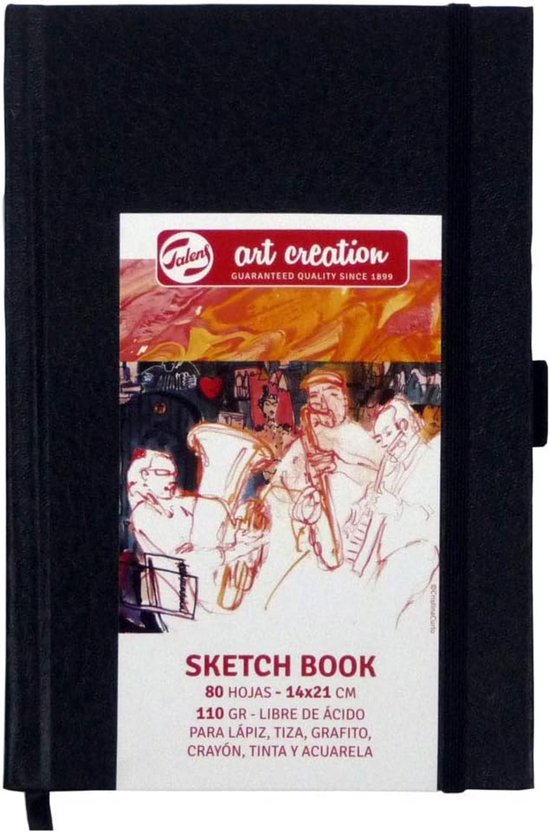 Schetsboek A5 Liggend - 80 Vellen - 110g Papier - Ideaal voor Tekenen ...