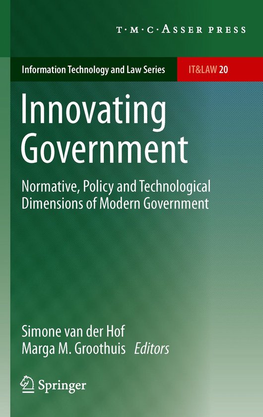 Information Technology and Law Series 20 - Innovating Government (ebook ...