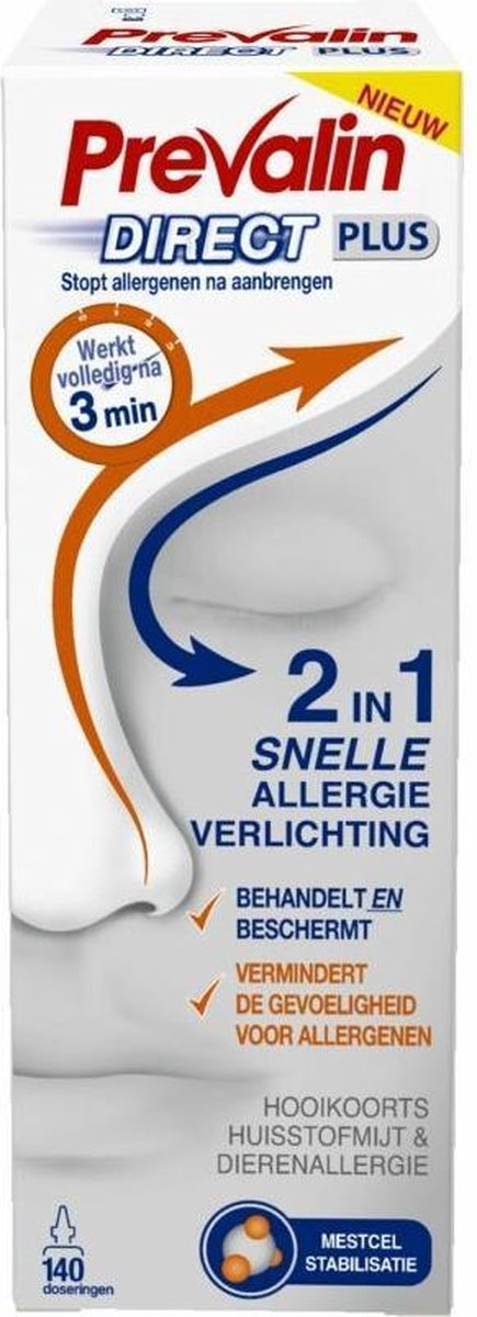 bol.com | Prevalin Direct Plus Neusspray - Bij hooikoorts - Hooikoorts ...