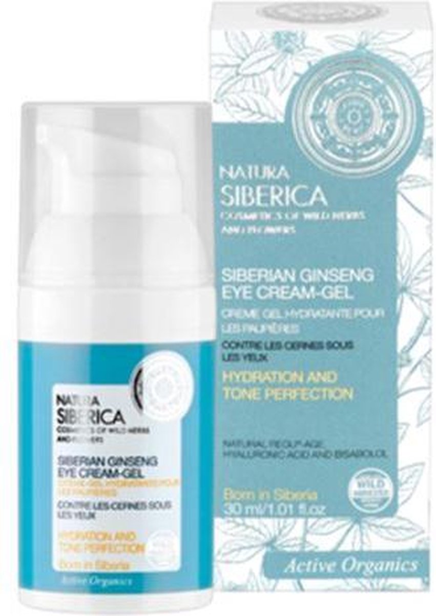 Nature Siberica - Siberian Ginseng Eye Cream-Gel - Moisturizing Cream ...