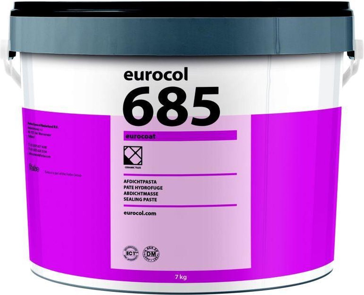 Eurocol 685 Eurocoat waterkerende pasta emmer 7kg | bol.com