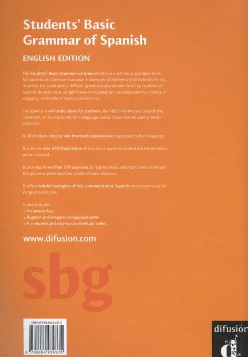 Students Basic Grammar Of Spanish 9788484434375 Albert Espinosa students-basic-grammar-of-spanish-9788484434375-albert-espinosa