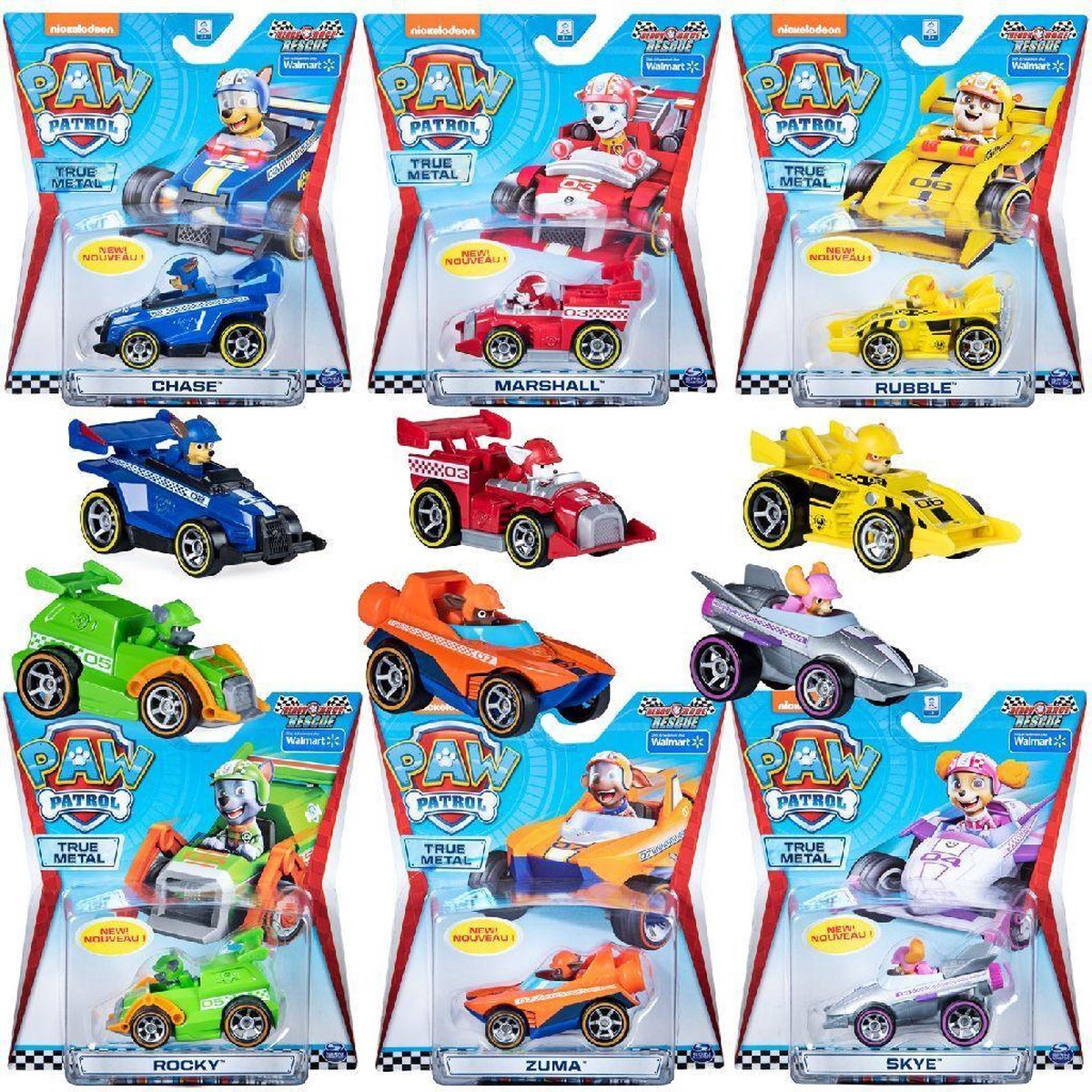 PAW Patrol , True Metal Ready Race Rescue, Zuma-verzamelvoertuig van ...