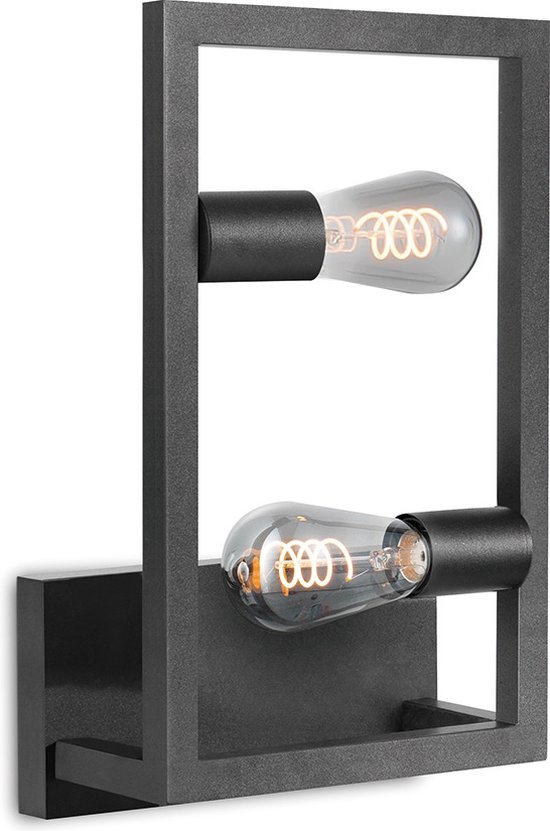 Home Sweet Home - Moderne Wandlamp Preto - Muurlamp gemaakt van metaal ...