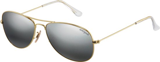 Art&Jack Zonnebril Unisex Goudkleurig | Grijs ZO-0019B Times Square | bol