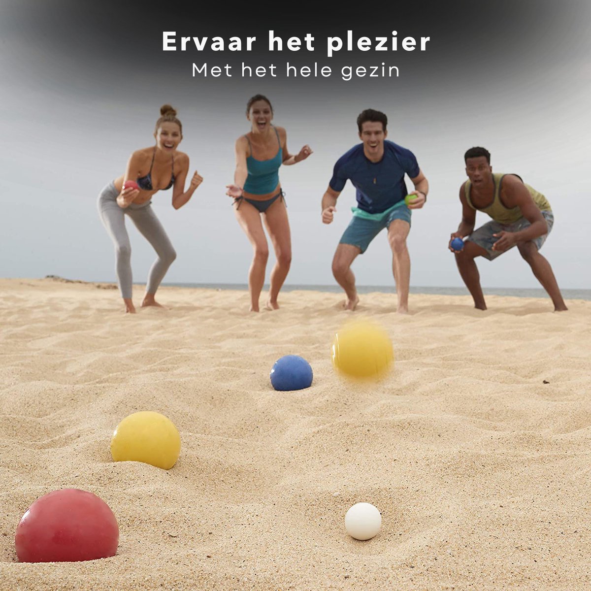 Cheqo® Jeu-de-Boules Spel - Jeu de Boules - 7-Delig - Houten Set - ø7cm ...