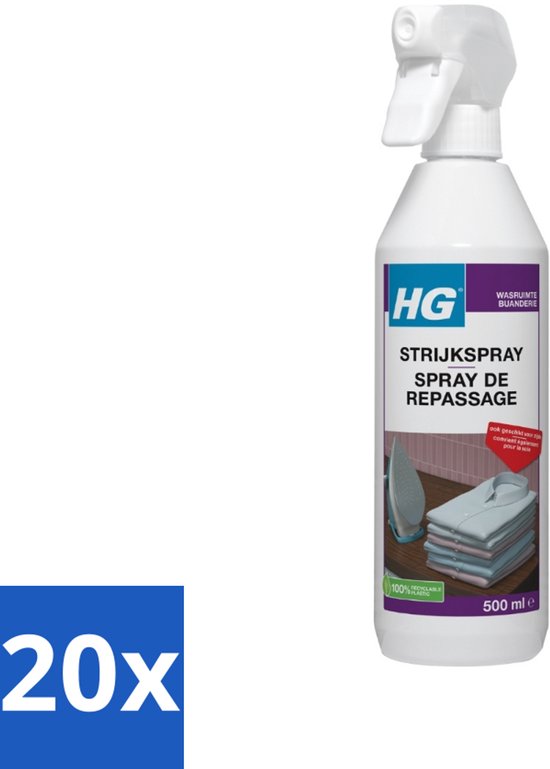 HG Strijkspray 500 ml - Bulkverpakking - 20 stuks | bol
