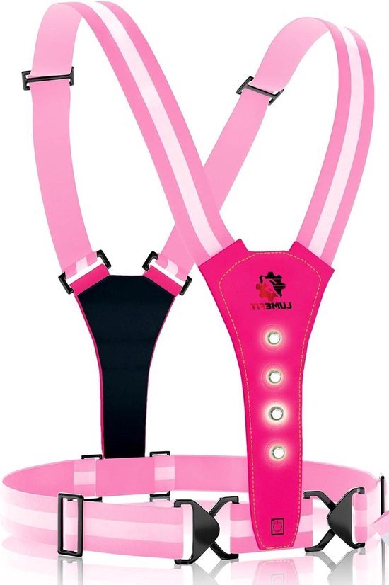 Hardloop Verlichting Reflecterende gele hardloopvesten met armbanden ...