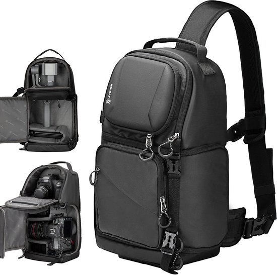 Schoudertas waterdichte camera reistas - Fotografie rugzak met ...