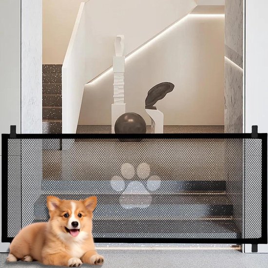 Deurbeschermingsrooster - Traphek hondenbarrière afsluithek - Voor ...