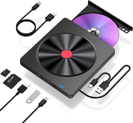 Portable Externe CD/DVD Brander Drive USB 3.0 - Extern CD-R DVD+RW ...