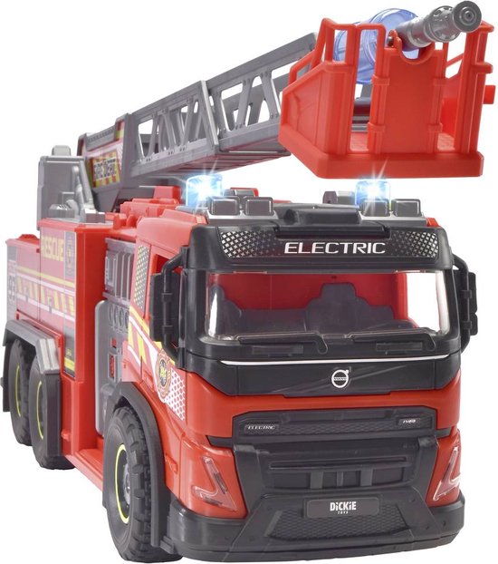 Dickie Toys - Volvo Giant Fire truck - Brandweerwagen - Licht en geluid ...