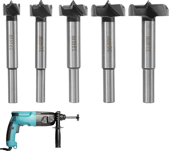 VD WEIDE ENTERPRISE - 5 stuks 15-35mm Forstnerboren met opbergdoos ...