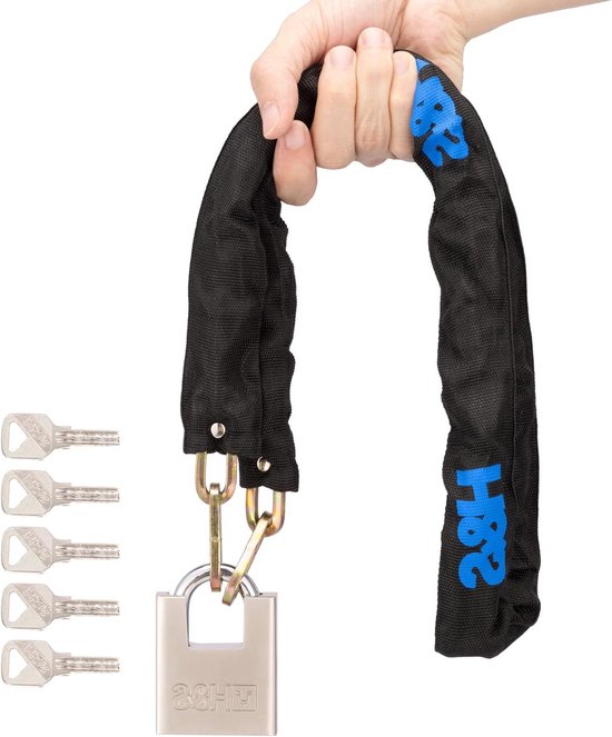 Zware Fiets of Motorfiets Slot en Ketting - Veilig en Betrouwbaar - 1 ...