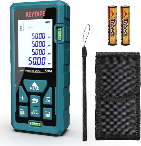 Digitale Laserafstandsmeter 50m - Nauwkeurige Meting van Lengte ...