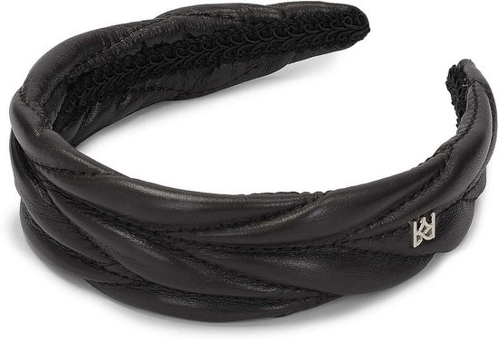 Black leather headband | bol