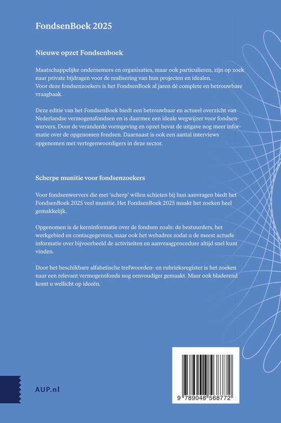 FondsenBoek 2025 | 9789048568772 | Boeken | bol