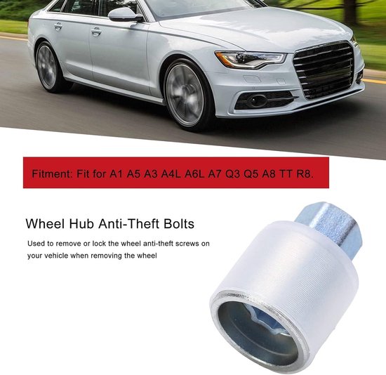 Banden-antidiefstalschroef Lug Nut Remover Screw Demontage Tool Geschikt voor A1 A5 A3... | bol