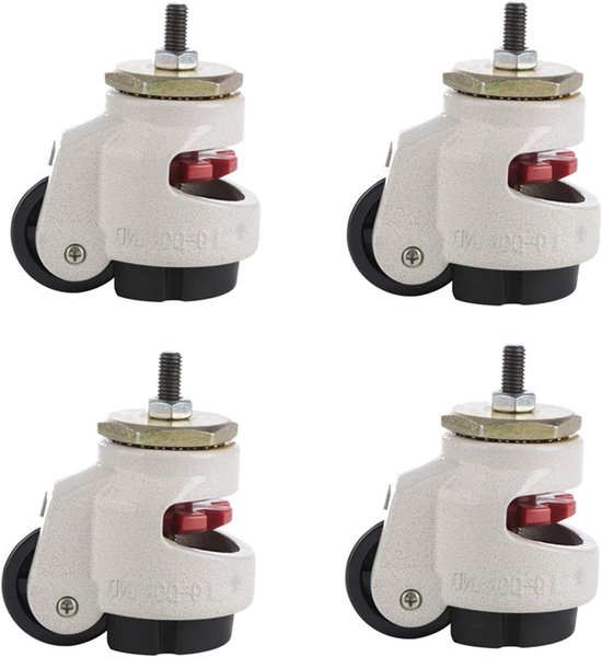 Machine Leveling Caster Industrial Leveling Feet Wheels - Heavy Duty ...