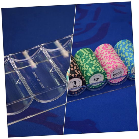 VINTORKY 1Pc Box Chip Rack Game Chip Container Acryl Materiaal Clear ...