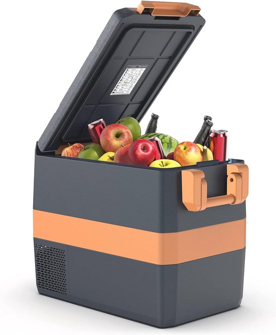Draagbare Koelkast 40L met Snelle Koeling voor Auto en Kamperen - 12V/24V en 100-240V | bol