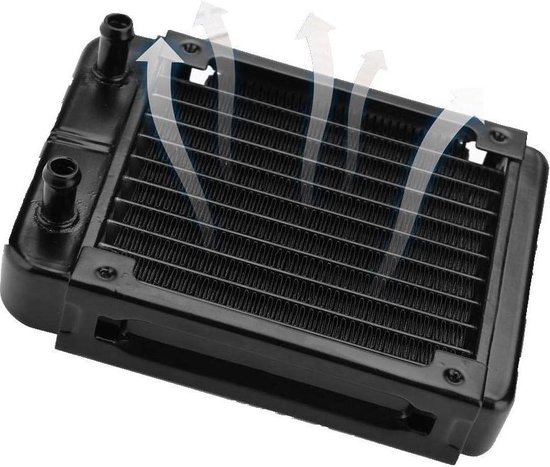 120 mm 10-buizen aluminium waterkoellichaam radiator - PC waterkoeling ...