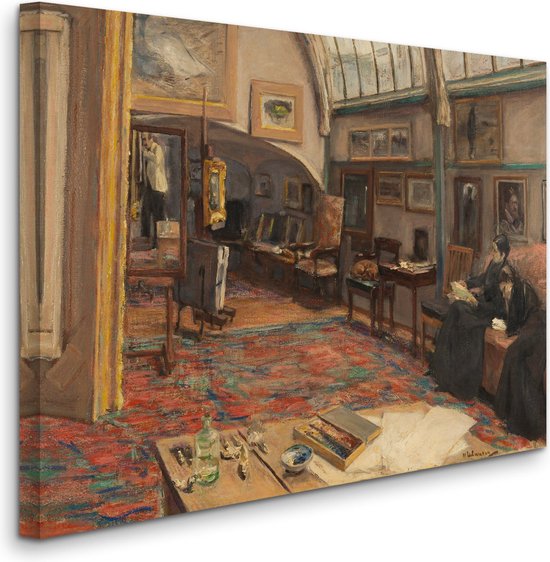 Max Lieberman - The Artist’s Studio - Het atelier van de kunstenaar (1902) - 2:3 | bol