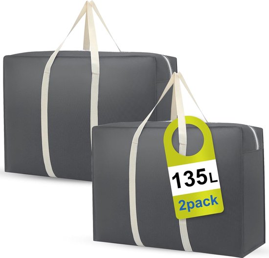 Goodivery ® 135 x 2 grote opbergtas, waterdichte opbergtas voor onder ...