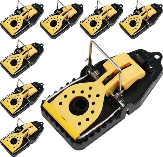 Herbruikbare Muizenvallen - Efficiënt en Veilig - 8 Stuks | bol