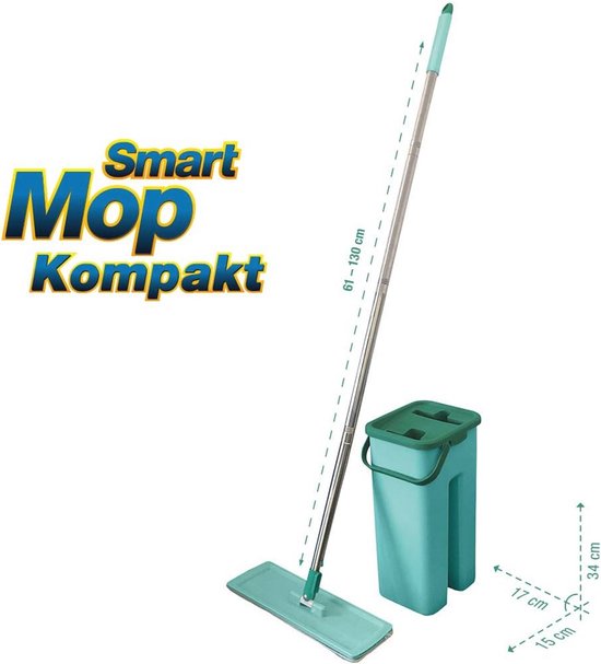 Compacte Slimme Mop voor Efficiënt Schoonmaken | bol