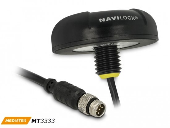Navilock NL-3331 M8 GPS-ontvanger Voertuigtracker Zwart 1 stuk(s) | bol