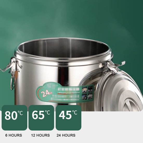 Stainless Steel Insulated Bucket with Faucet,Large-Capacity Double ...